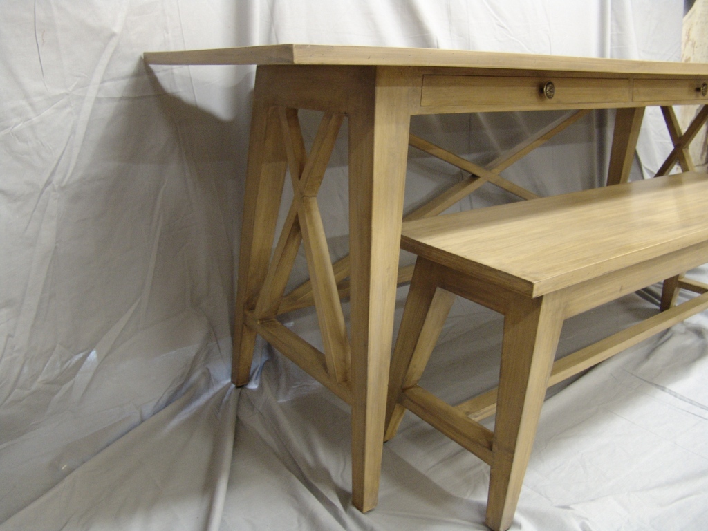 Desk with Bench – Zongkers Custom Woods, inc