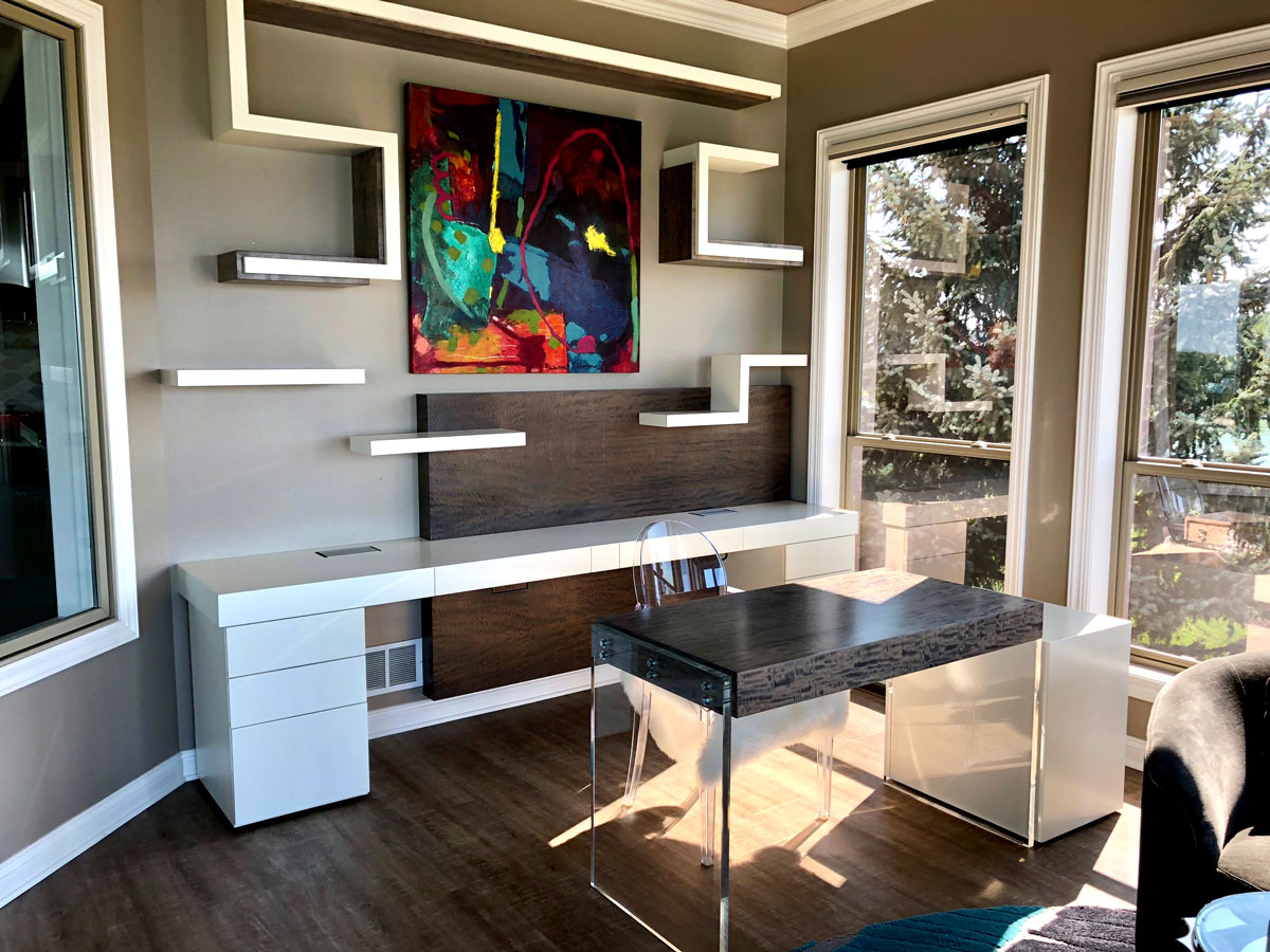 Modern Style Office – Zongkers Custom Woods, inc