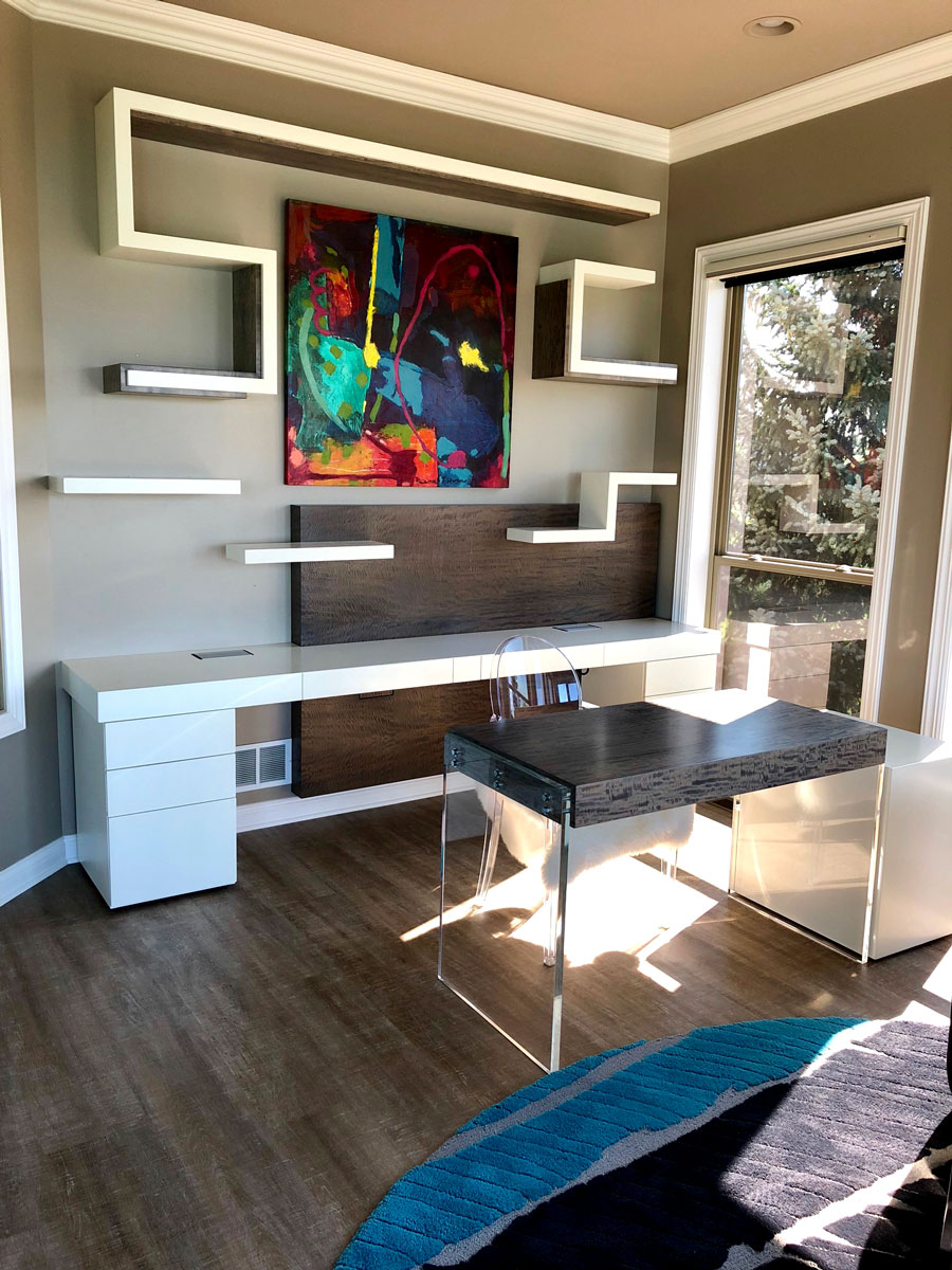 Modern Style Office – Zongkers Custom Woods, inc