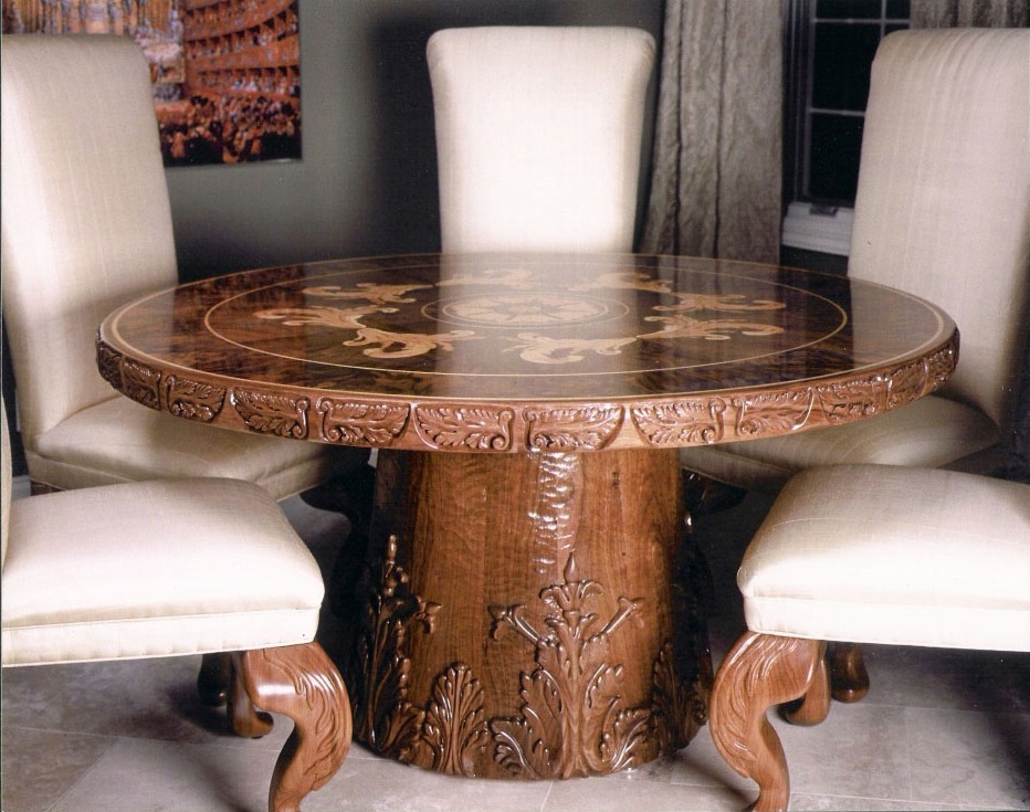Old World Dining Table – Zongkers Custom Woods, inc