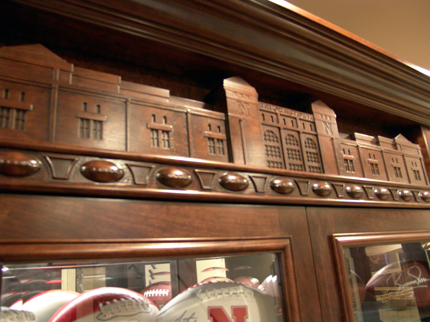 Sports Display Case – Zongkers Custom Woods, inc
