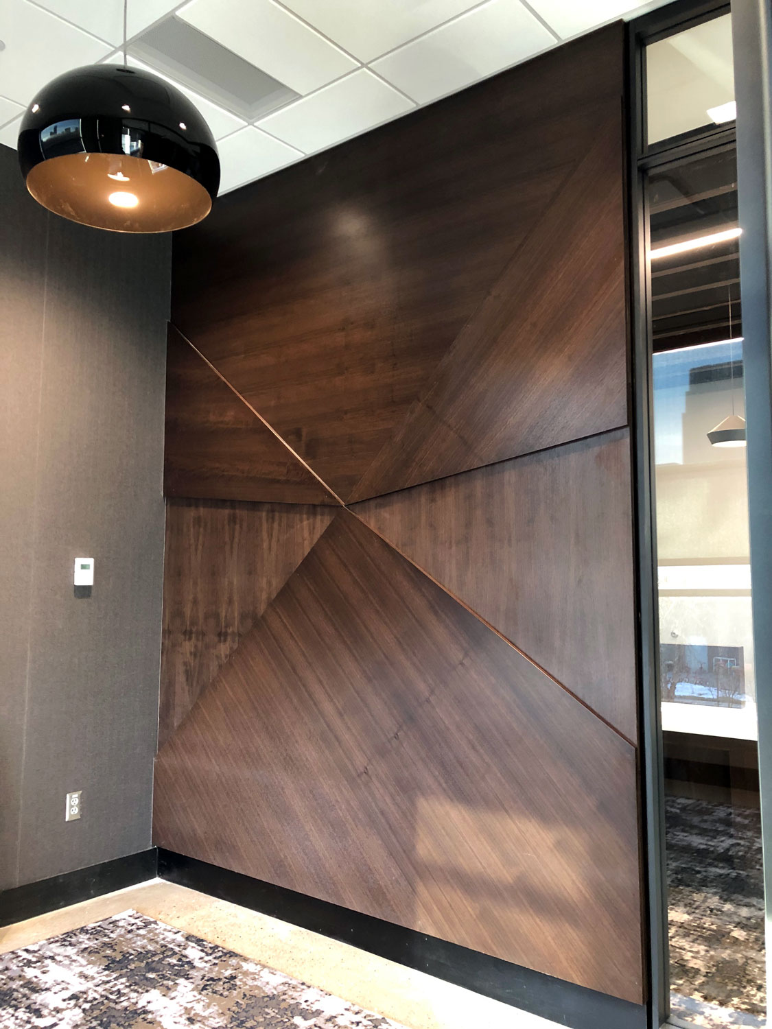 American Black Walnut Reception Counter – Zongkers Custom Woods, inc